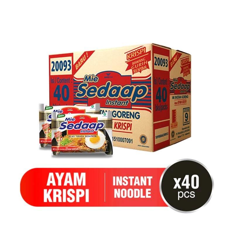 Jual WHS - SEDAAP Mie Goreng Ayam Krispi [88 g x 40 pcs] di Seller Gudangku - Gudang Blibli | Blibli