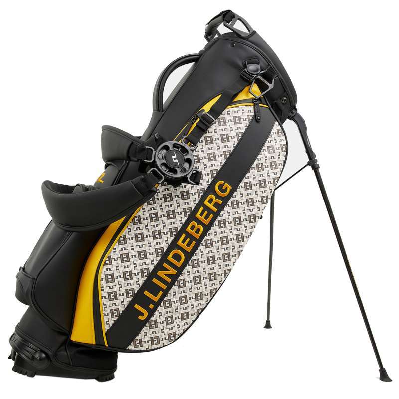 Jual Golf Stand Bag Jl J.lindeberg Black Yellow Tas Golf Hitam Original ...