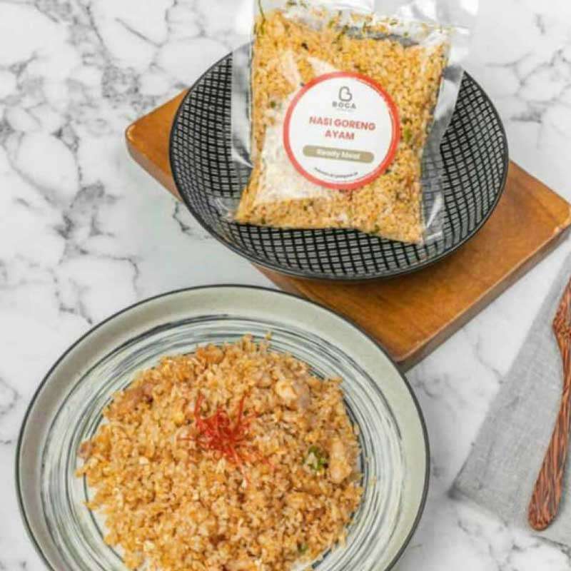 Jual Boga Kitchen Nasi Goreng Ayam Favorit Indonesia Ready Meal di ...