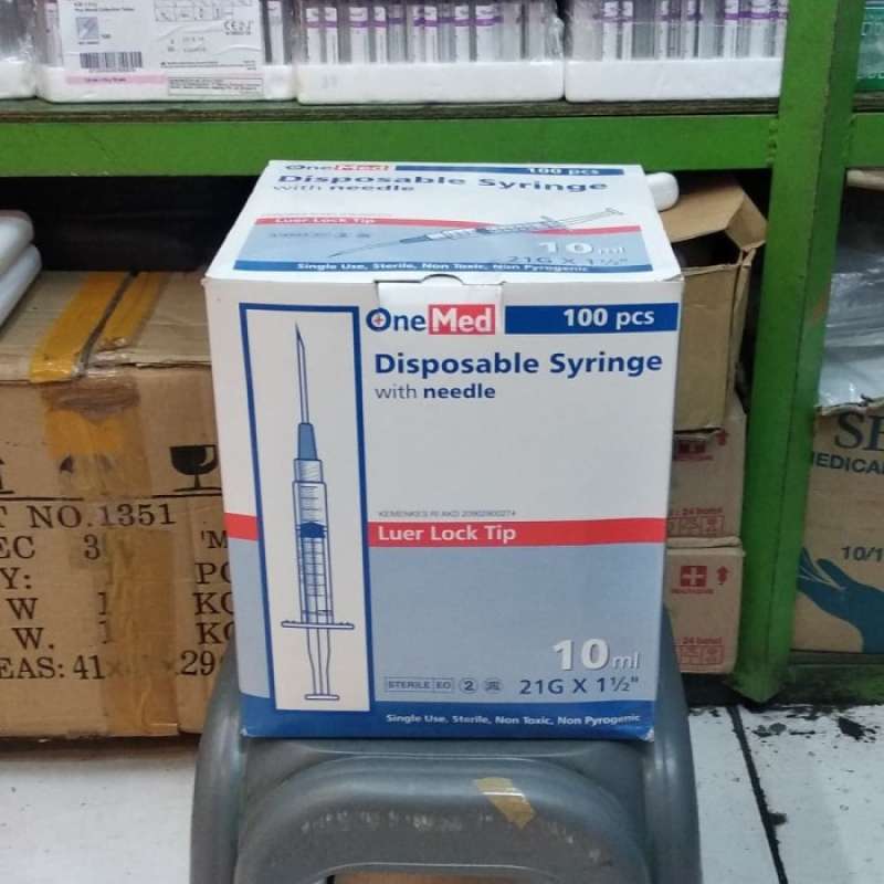 Promo disposable syringe 10ml one med syringe 10 cc one med Diskon 23% ...