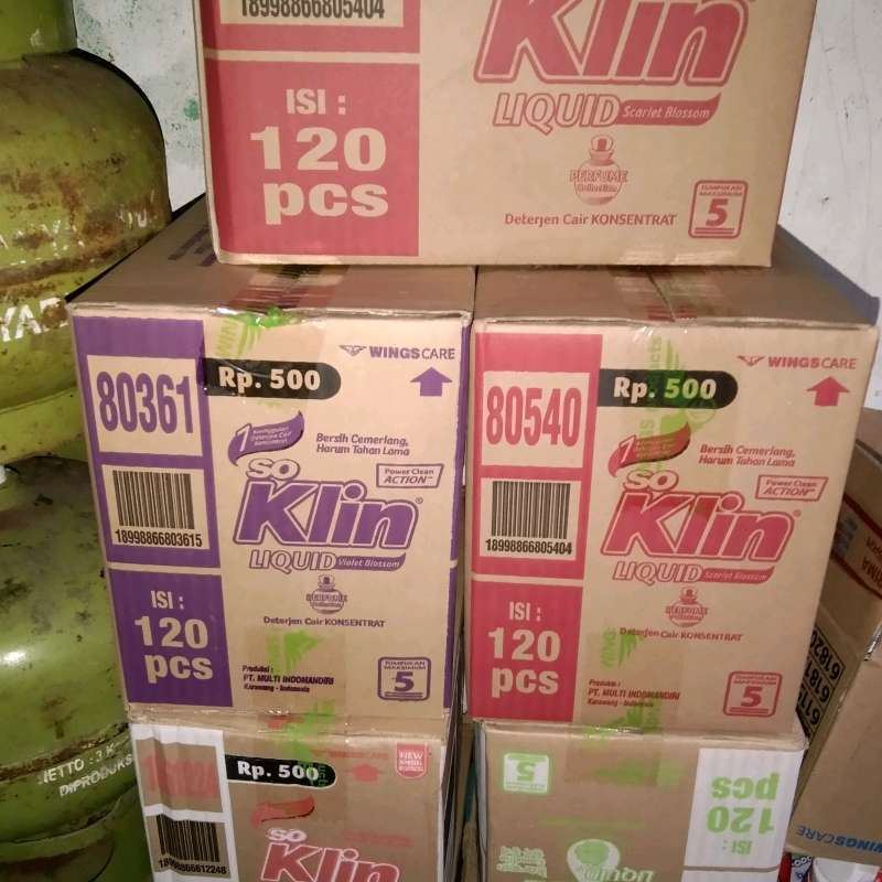 Jual SOKLIN LIQUID DETERGENT CAIR 22Ml / Karton (120Pcs) di Seller Toko ...