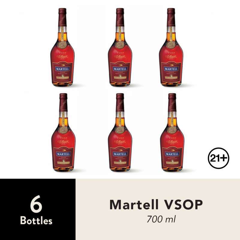Jual Martell VSOP Minuman Alkohol [700mL/ 6 Bottles] di Seller Ismaya ...