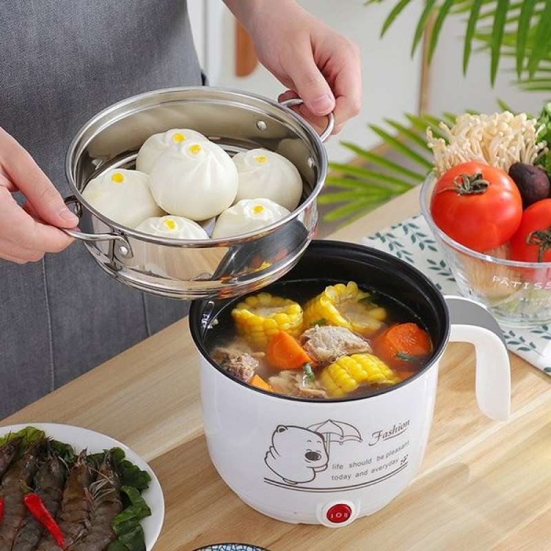 Promo Panci Elektrik Portable Panci Serbaguna Panci Listrik Fry & Steam ...