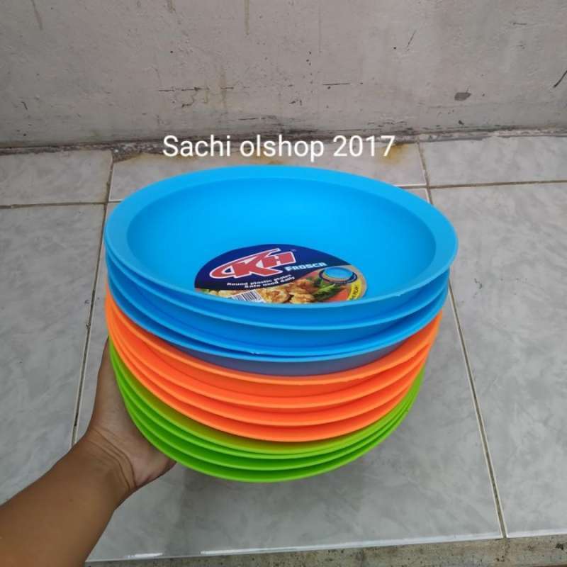 Jual Piring plastik frosca anti pecah per pcs di Seller Sachi olshop ...