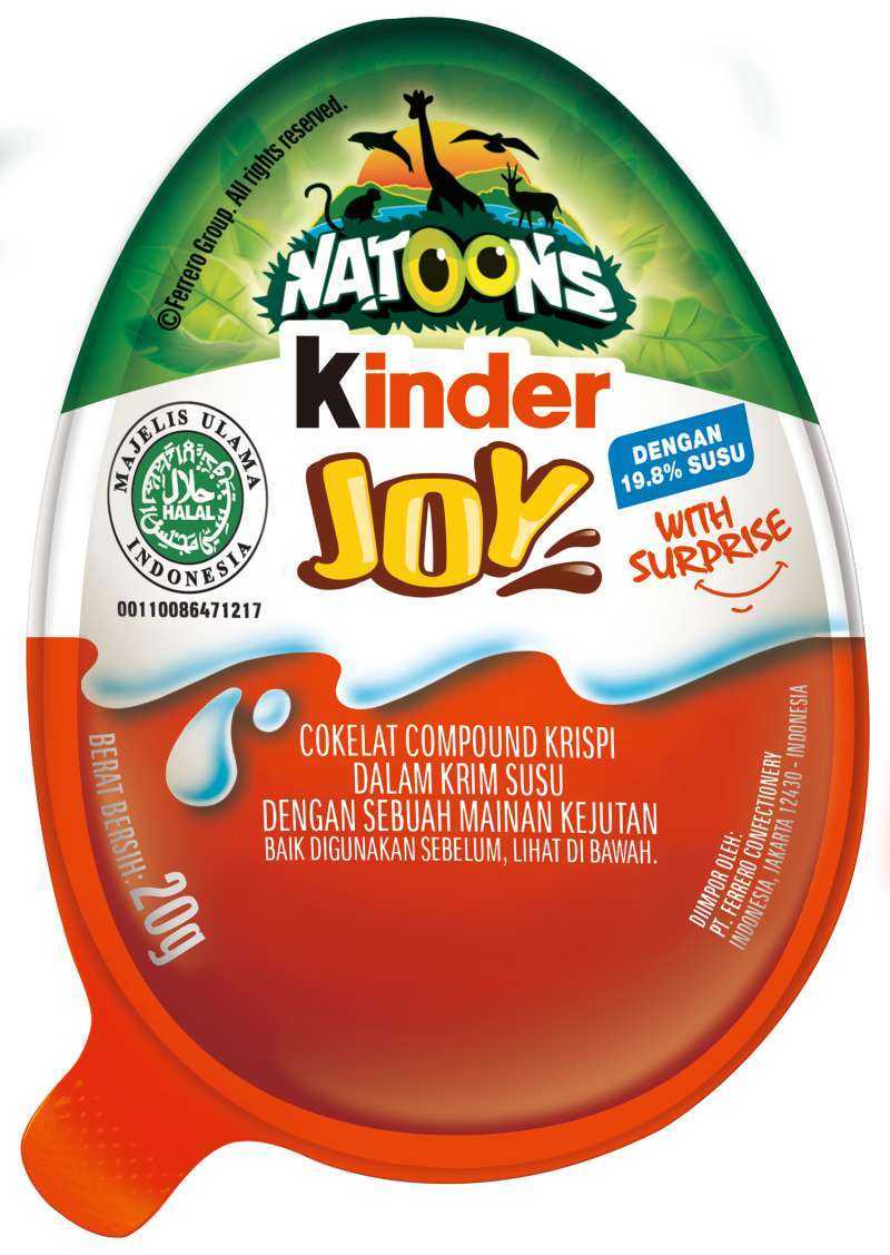 Promo Kinder Joy Natoons [20 G] Diskon 8% Di Seller Sukanda Snack Store ...