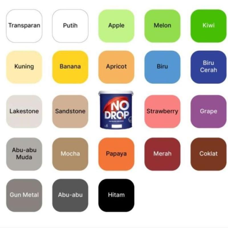 Promo Nodrop No Drop 1Kg All Warna X Aquaproof X Elastex- Waterproofing ...