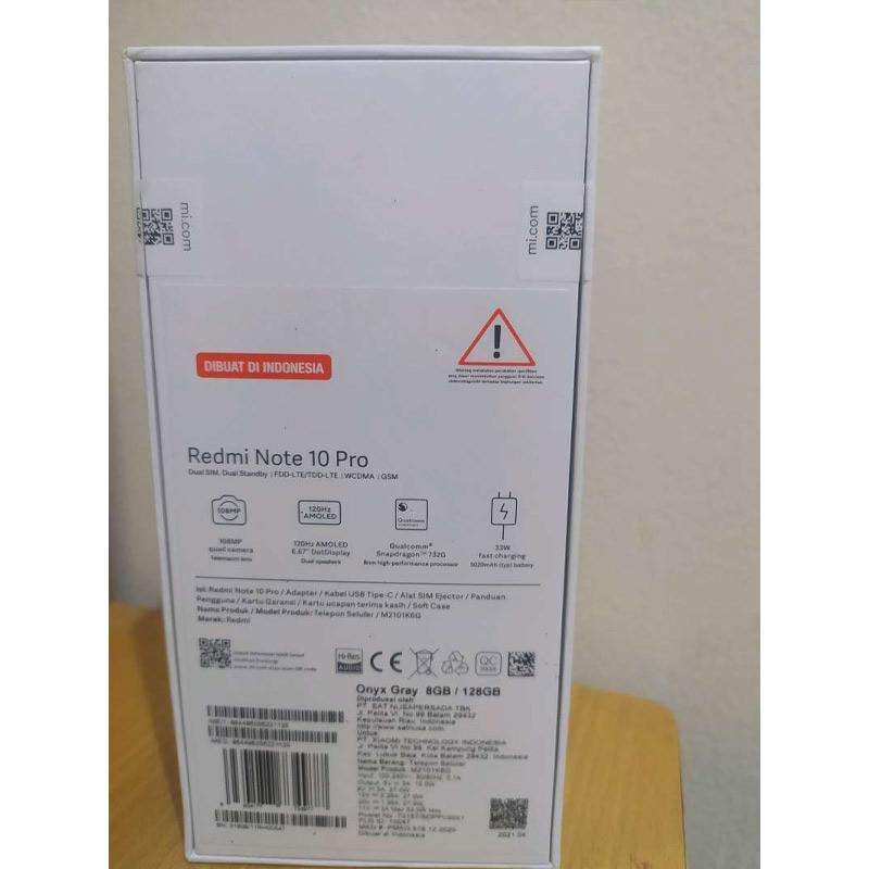Jual Xiomi Redmi Note 10 Pro Di Seller Suka Suara Cikaret - Harapan ...