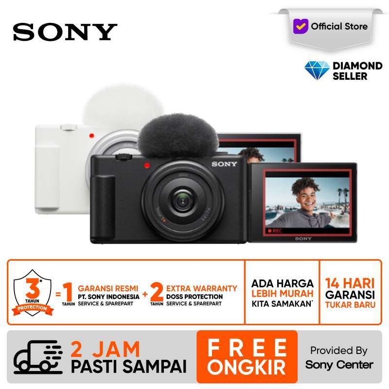 Jual Sony Zv1f Sony Zv-1f Sony Zv 1f Vlogging Camera - Movable Allrisk ...