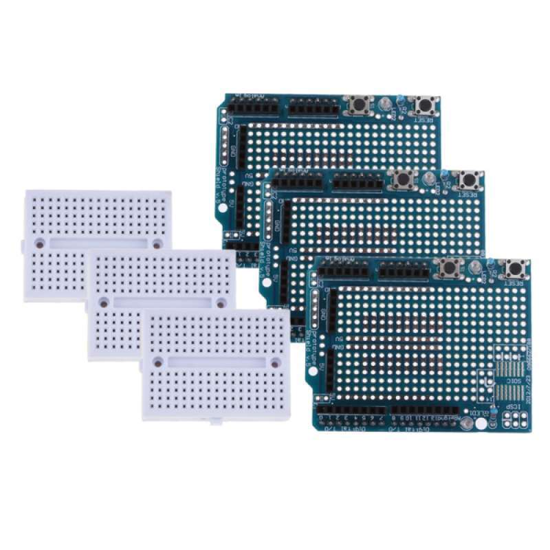Jual OEM Uno R3 Prototype Expansion Board w/ Mini Breadboard for [3 Pcs ...