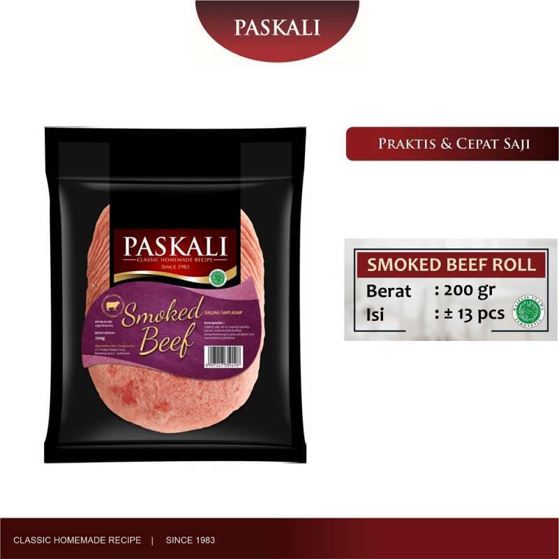 Jual Paskali - Smoked Beef Roll [200 gr/ 13 pcs] di Seller paskali ...