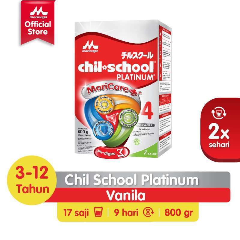 Jual Morinaga Chil School Platinum Vanila 800g Susu Formula Pertumbuhan ...