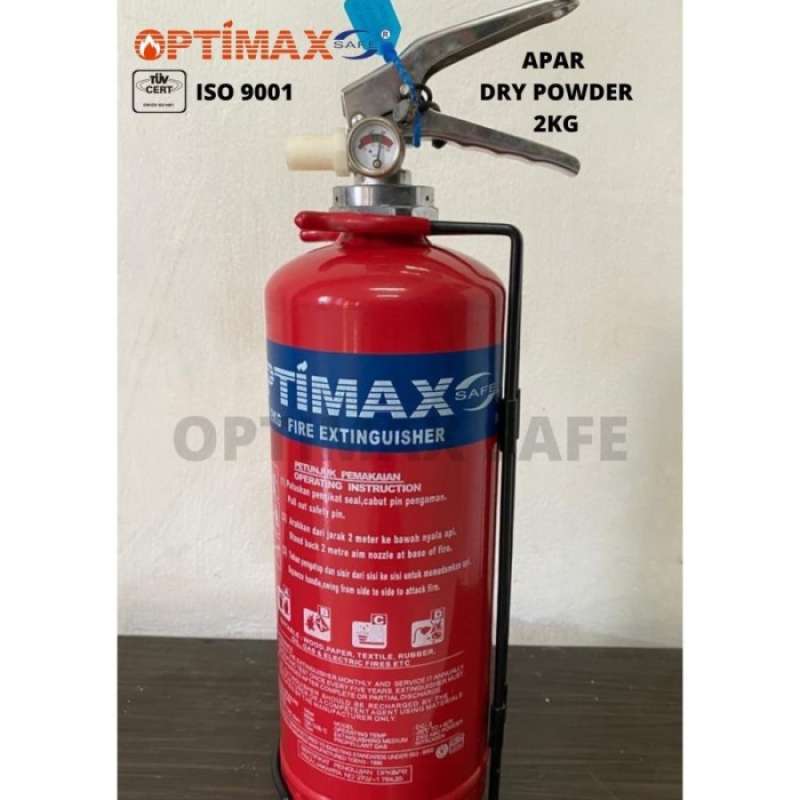 Jual Tabung Racun Api Apar Optimax Safe Dry Chemical Powder 2 Kg Di ...
