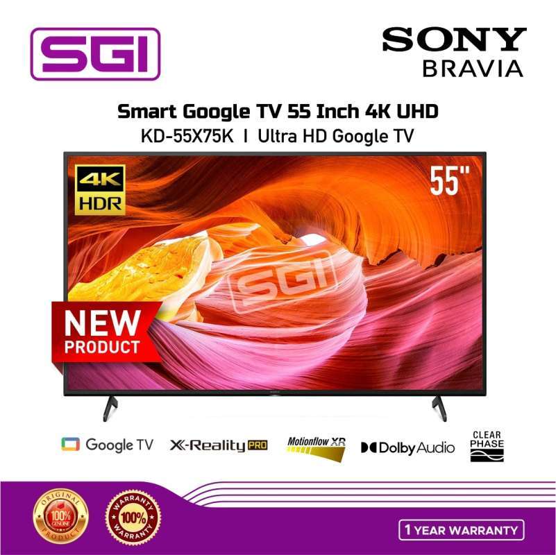 Jual SONY BRAVIA LED TV 55 KD-55X75K (ANDROID 4K HDR) di Seller SGI ...