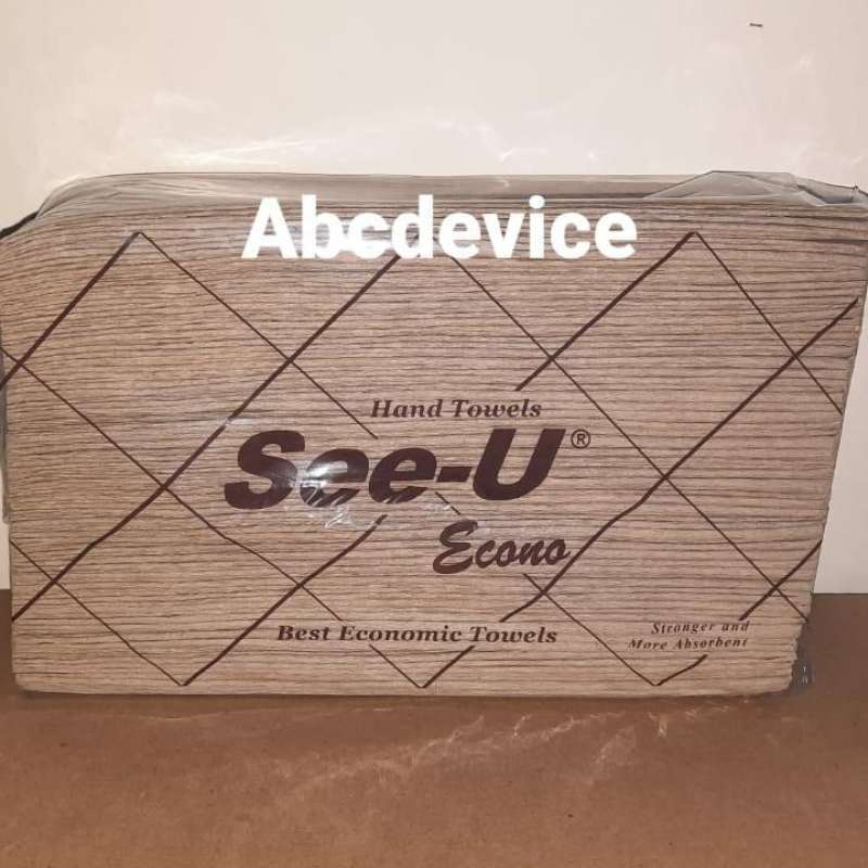 Jual Tissue Tisu See-U See U Hand Towel Econo Brown Coklat 150 Sheet 1 ...