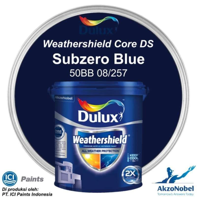 Jual Cat Dulux Weathershield 20 Lt - Subzero Blue 50bb 08/257 Di Seller ...