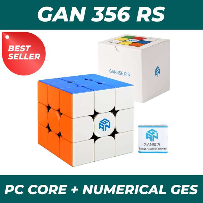 Promo Rubik 3x3 GAN 356 RS 3x3 Stickerless Original Diskon 23% di ...