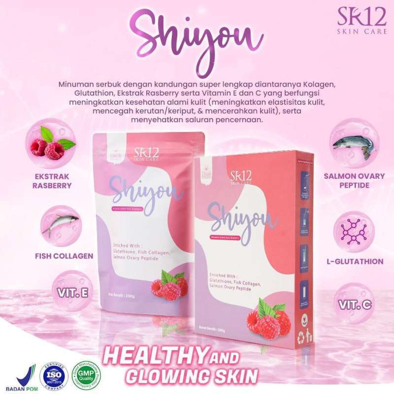Jual Sr12 Shiyou Collagen Drink 200 Gram Minuman Serbuk Rasa Raspberry Skin Care Drink Efektif ...
