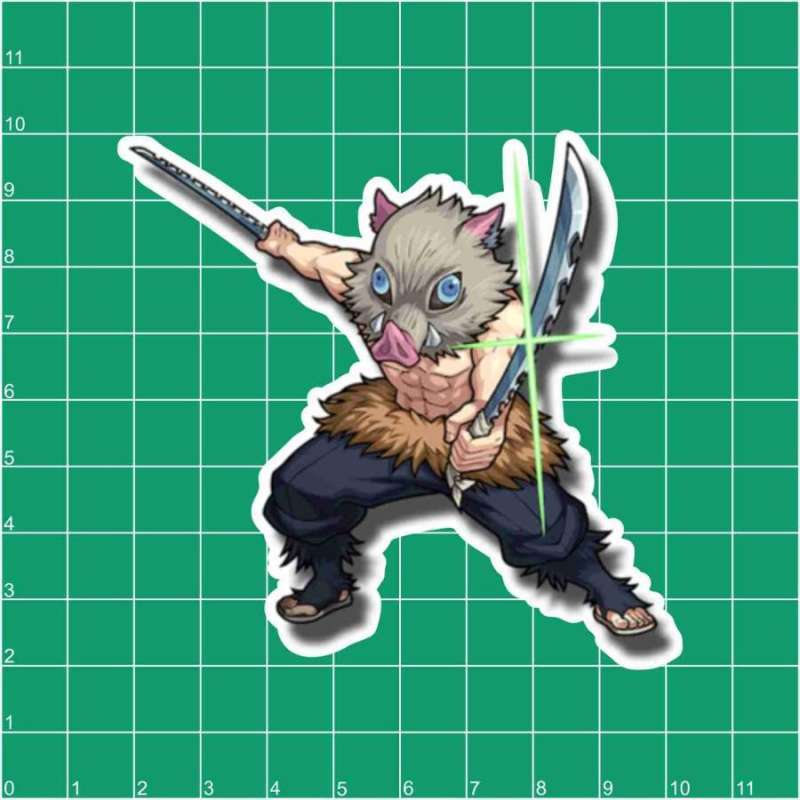 Jual Sticker - Stiker Kimetsu No Yaiba -Demon Slayer- Inosuke Hashibira ...