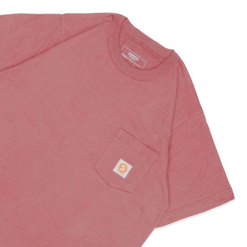 Promo Superego T-shirt Ultimate Pocket Regular Fit Woven Blush Red ...