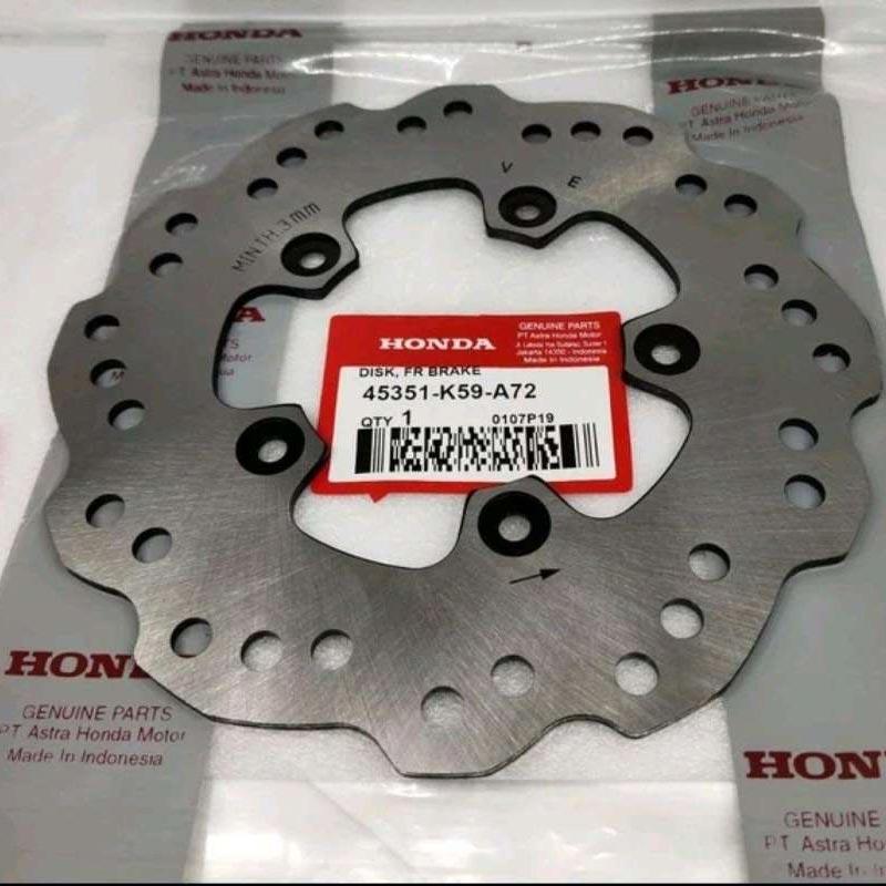 Jual Honda Piringan Cakram Disk Brake Bagian Depan for Honda Vario 150 Esp/ All New Vario/ Vario ...