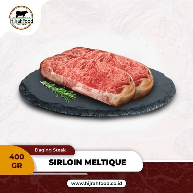 Promo Sirloin Wagyu Meltique Beef Steak AUS | Sirloin Steak - 400 gr ...