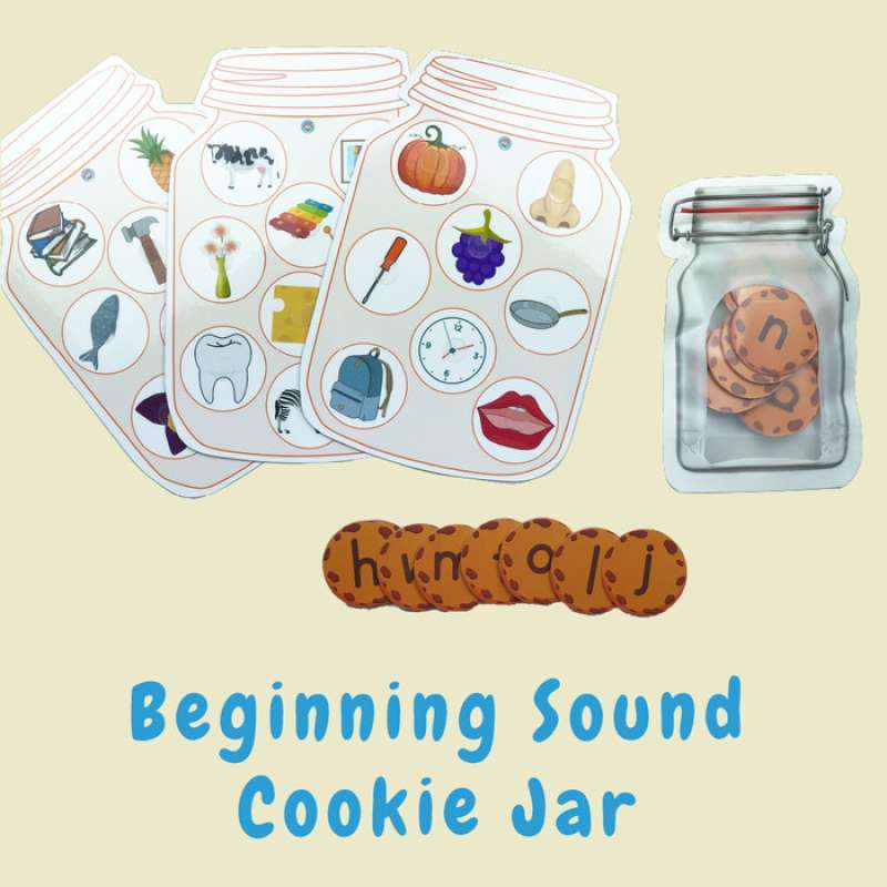 Promo Beginning Sound Cookie Jar Belajar Bahasa Fonik Montessori Diskon ...