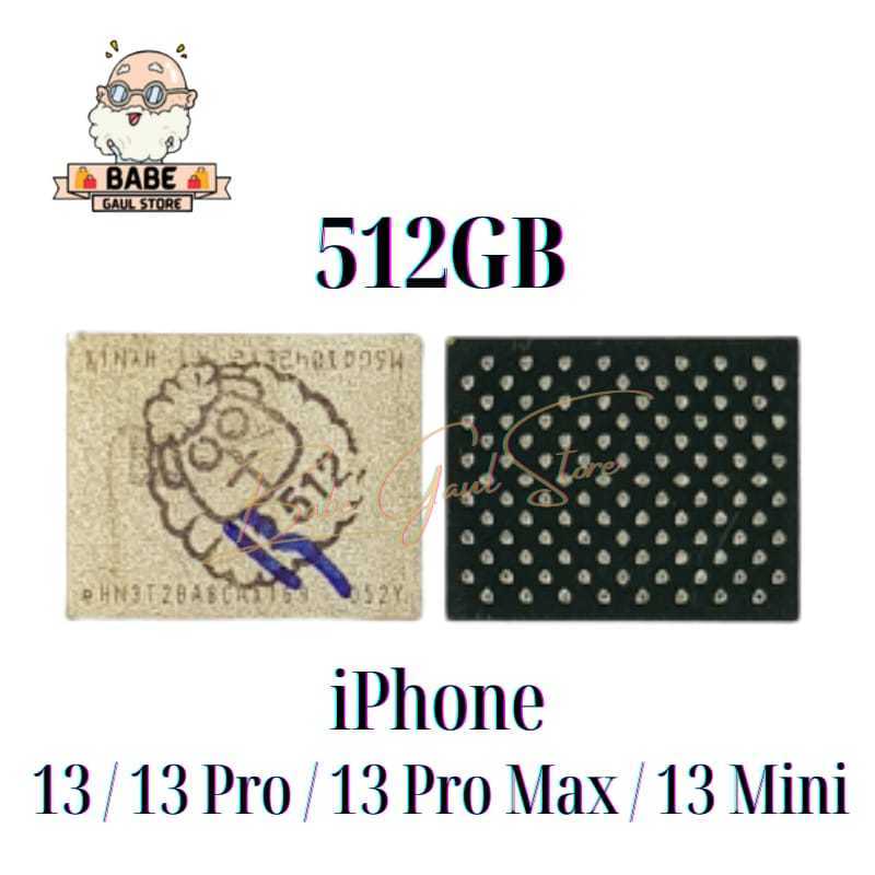 Jual IC NAND FLASH IPHONE 13 PRO MAX MINI 128GB 256GB 512GB 1TB ...