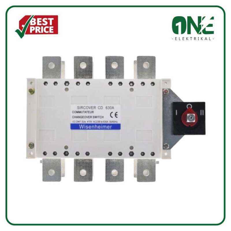 Jual Change Over Switch 4P 630A COS Ohm Saklar Manual 630 Amper di Seller one electrical ...