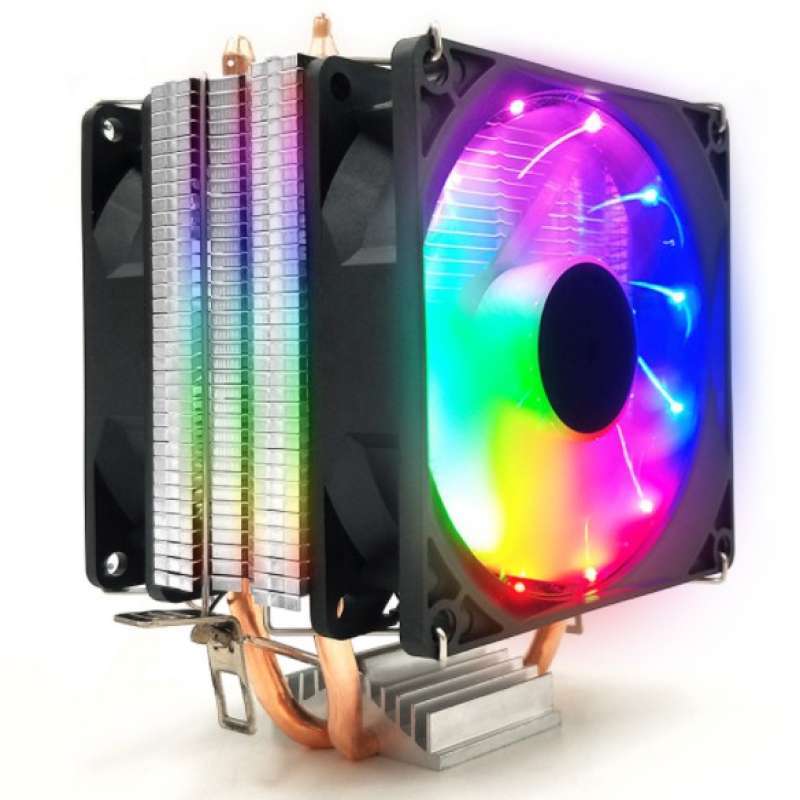 Jual Cpu Fan Cooler Coolmoon Rgb For Intel Dan Amd Fan Processor ...