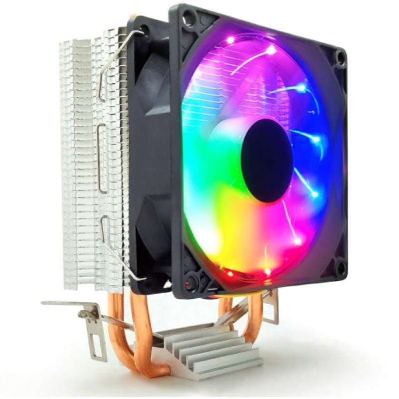 Promo CPU FAN COOLER COOLMOON RGB FOR INTEL DAN AMD FAN PROCESSOR ...