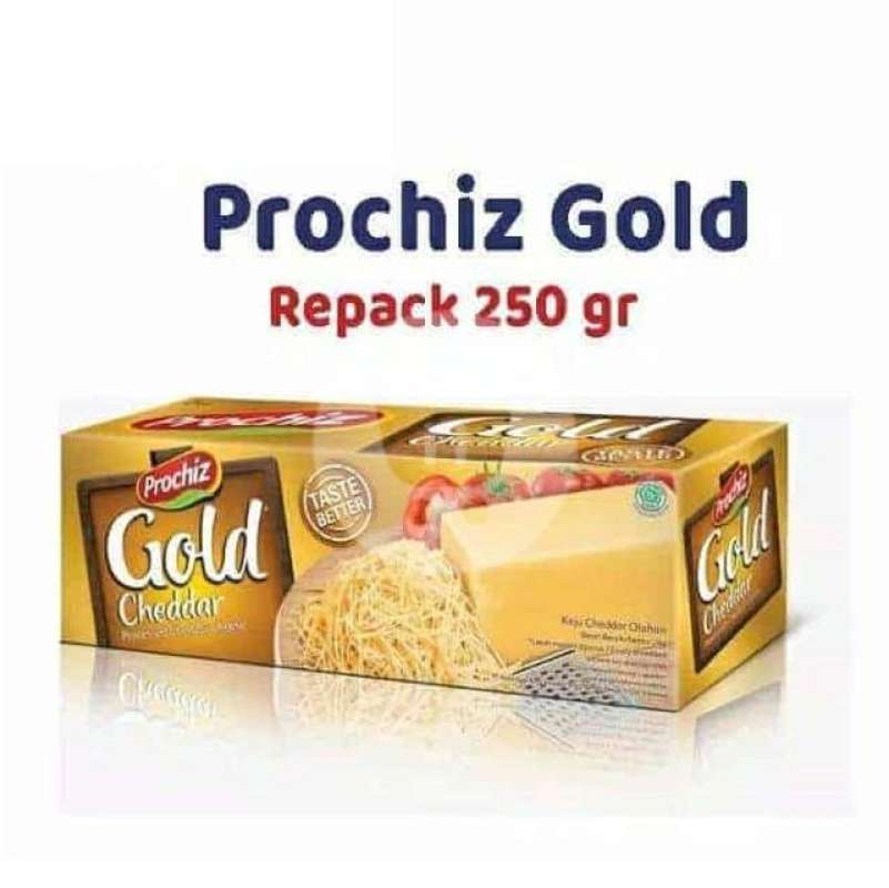 Promo Prochiz Keju Gold Cheddar 250 g Diskon 9% di Seller PASAR SEGAR ...