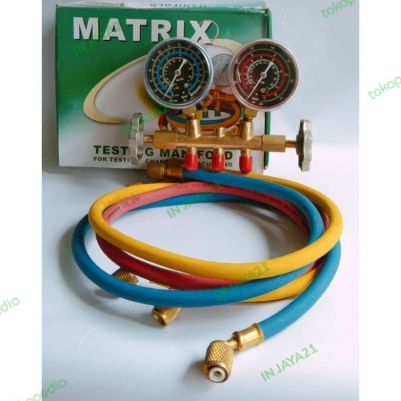 Jual Manifold Double R32/R410A Matrix CT-636G-R410 di Seller home ...