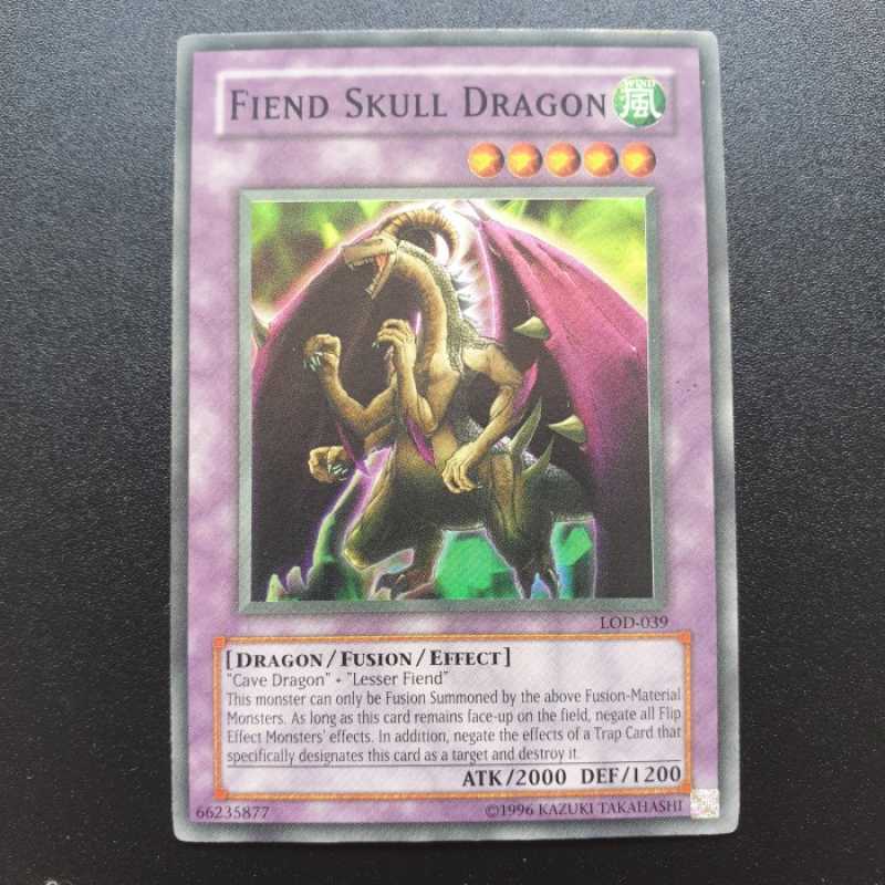 Jual Kartu Yugioh Fiend Skull Dragon SUPER RARE LOD-039 di Seller toy ...