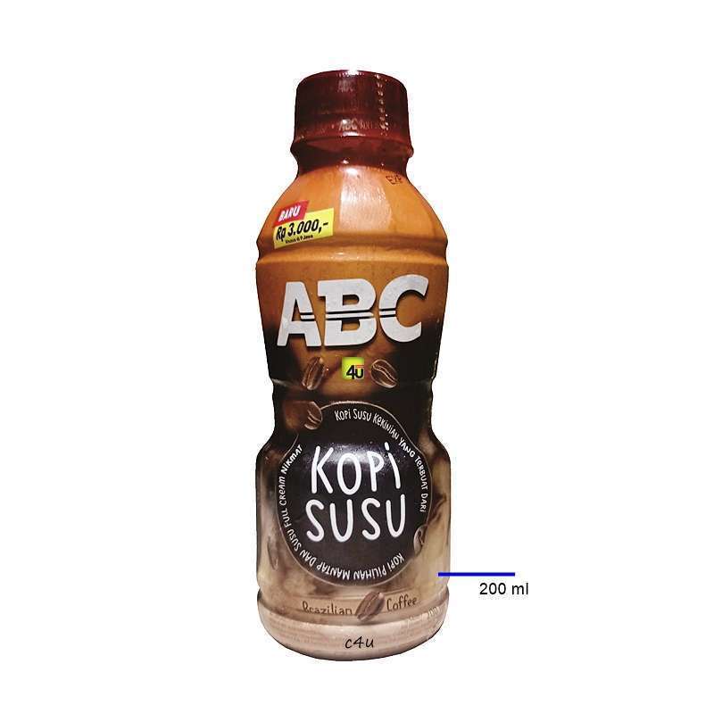 Jual ABC - KOPI SUSU Drink [200ml] Botol RTD di Seller Dede collection ...