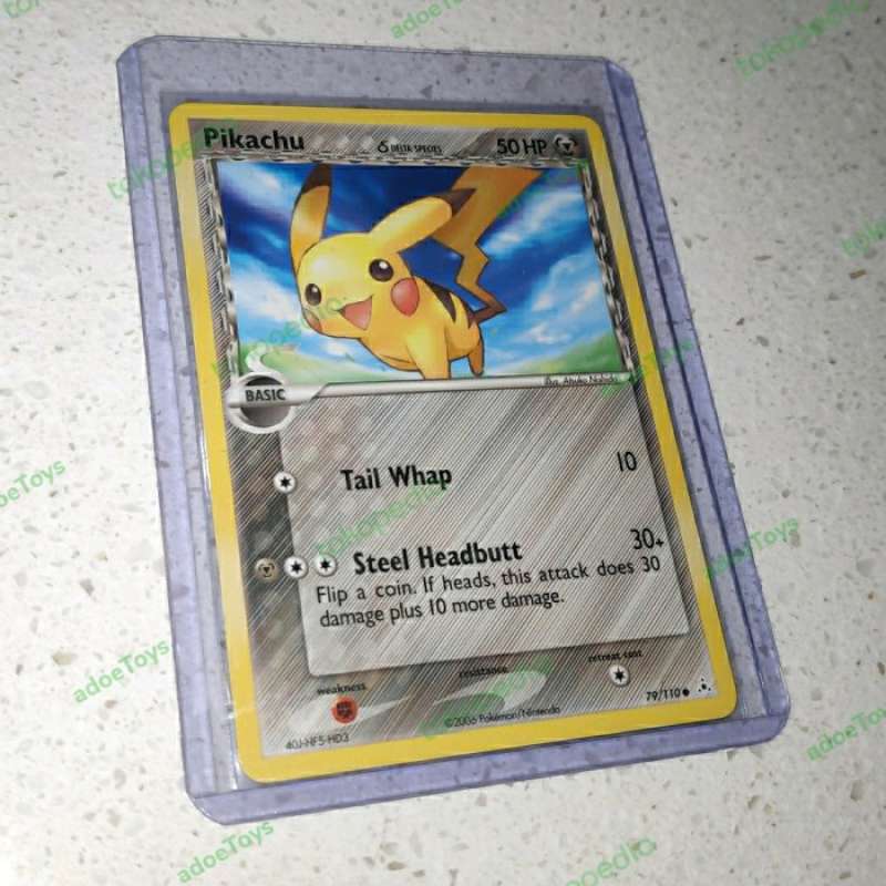 Promo PIKACHU Delta Species Kartu Pokemon no ex gx sr hr ur vmax csr ...