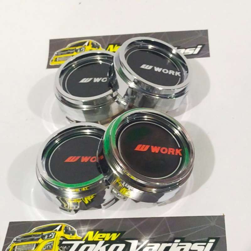 Promo VELG MOBIL / TUTUP VELG DOP RODA RACING SILINDER DL 6.3 CM WORK ...