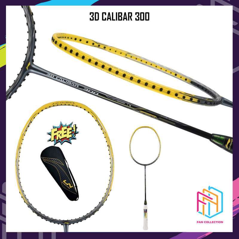 Jual LINING 3D CALIBAR 300 RAKET BADMINTON ORIGINAL di Seller Fan ...