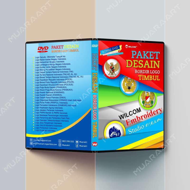 Jual Dvd Dan Flashdisk Paket Desain Bordir Logo Timbul Dengan Wilcom ...