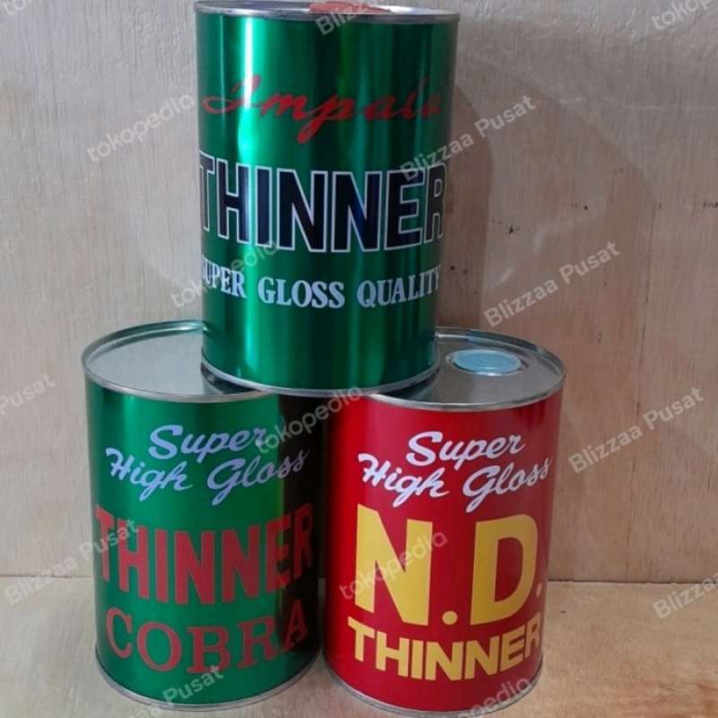 Promo Thinner ND Cobra Merah / Cobra Hijau / Thinner Impala 1 liter ...