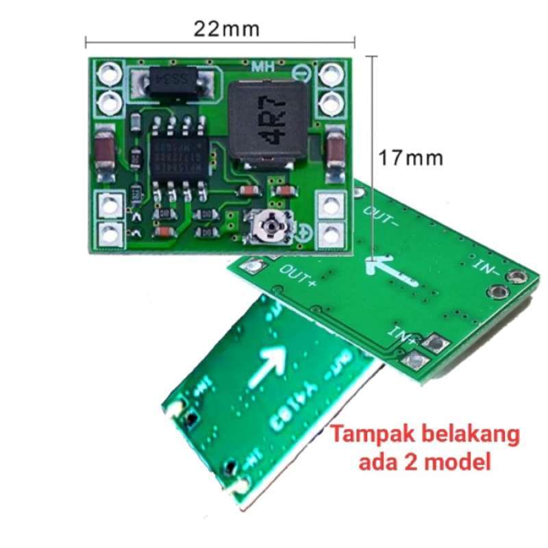 Promo PENURUN TEGANGAN 3A 20W lm2596s versi SMD ic mp1584/y4183 modul ...