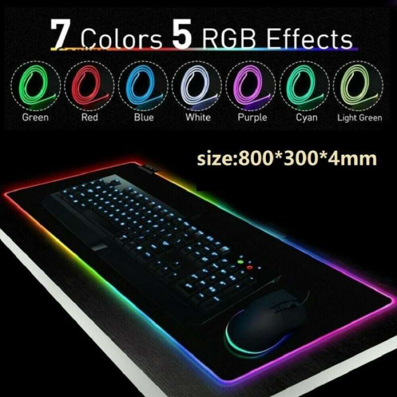 Jual Mouse Gaming Ukuran Besar 800X300Mm Dengan Lampu di Seller selia ...