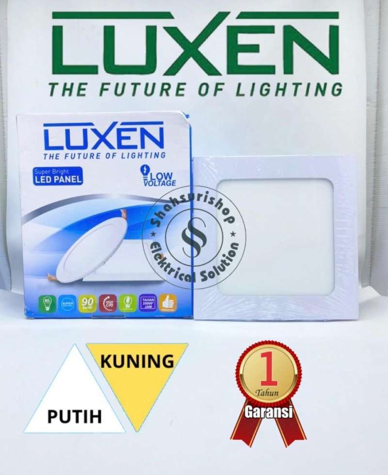 Jual Lampu Downlight Led Panel Inbow 12w 12 W Watt Luxen Kotak ...