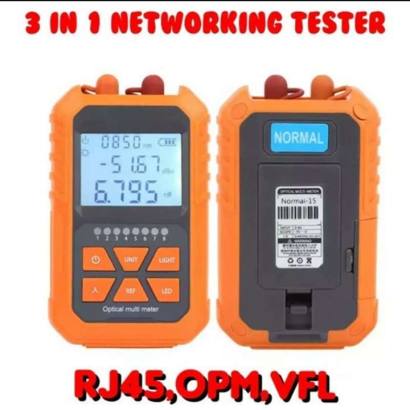 Jual OPM 3 in 1 OPM VFL Network Cable test 3 in 1 Optical Power Meter ...