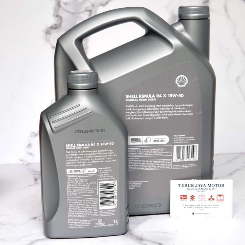 Jual Oli Shell Rimula Diesel 5l Galon Asli Original ! Di Seller Shanum ...