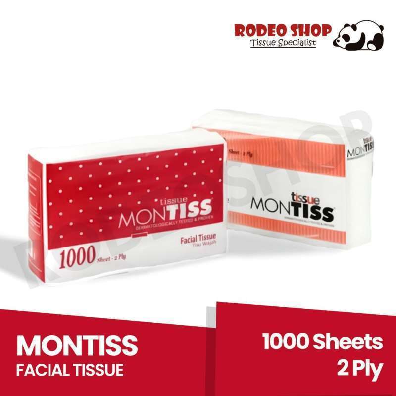 Jual Montiss Facial Tissue 1000 Sheets Di Seller Rodeoshop_fbb - Gudang ...