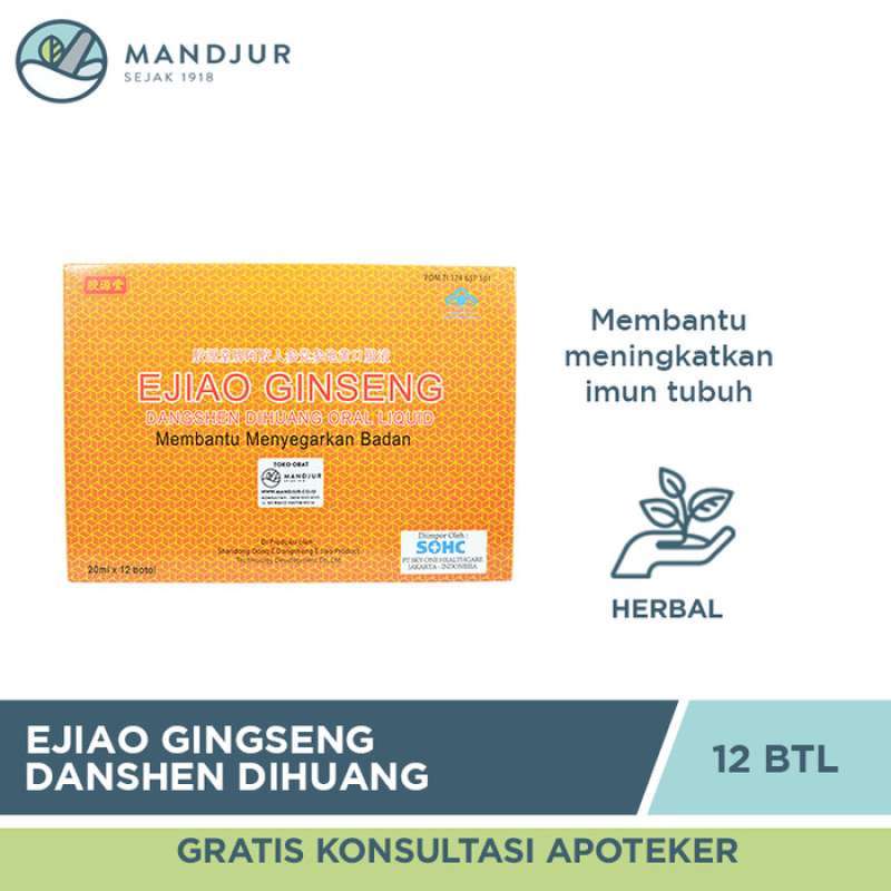 Promo Ejiao Ginseng Danshen Dihuang Oral Liquid - Obat Demam Berdarah ...