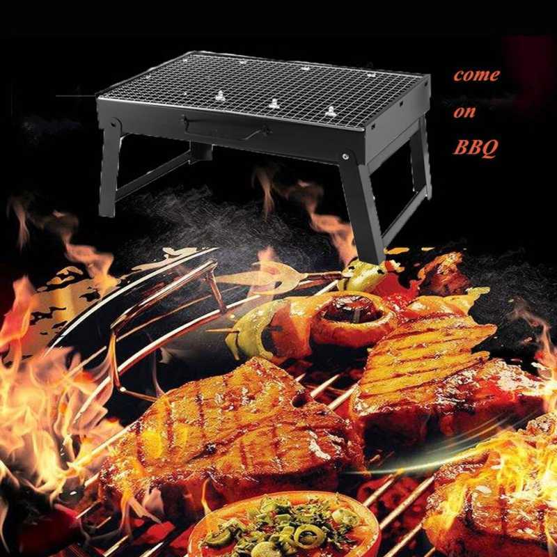 Jual Meja Lipat Bbq Alat Panggang Arang Bbq Outdoor Desktop Grill Stove ...