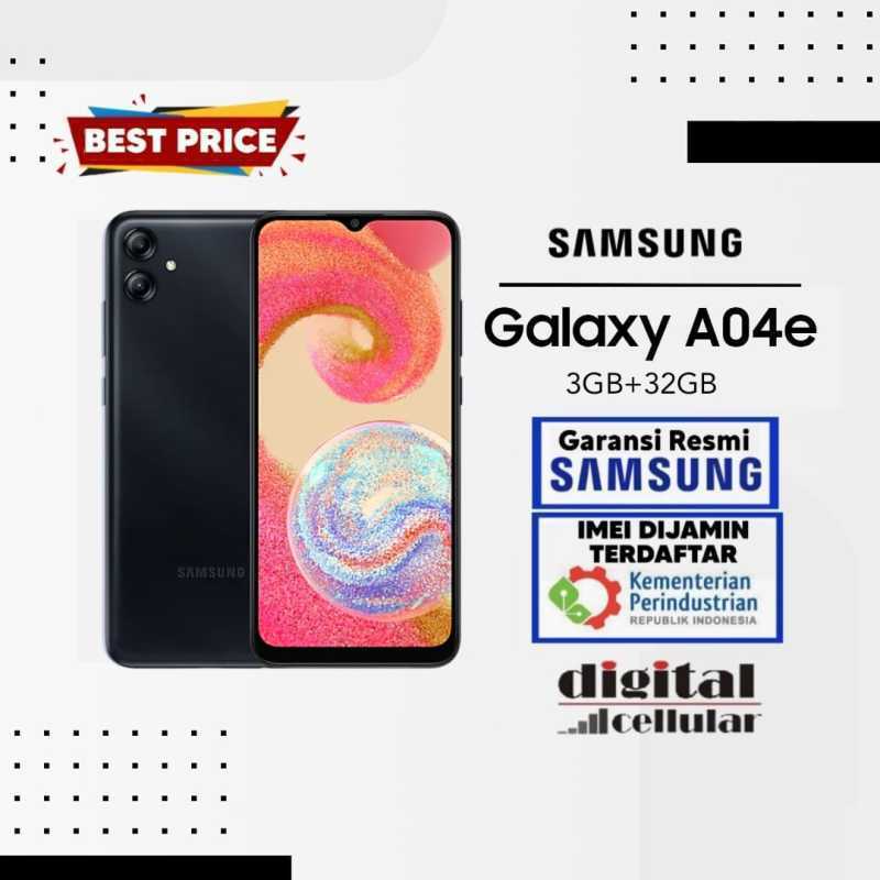 Jual Samsung Galaxy A04e 3/32 Garansi Resmi - Black di Seller Aladin ...