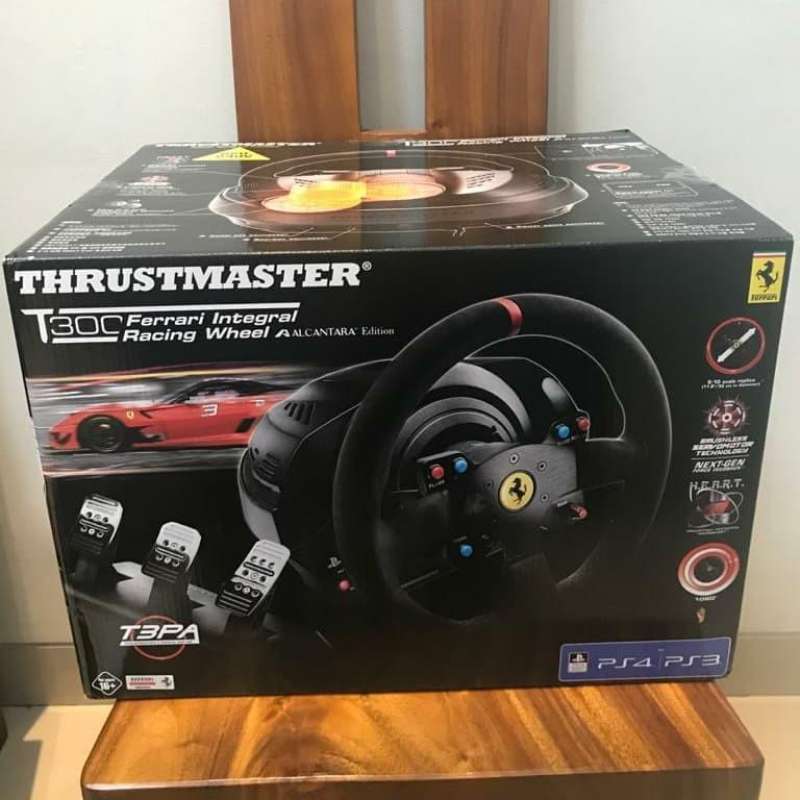 Jual Thrustmaster T300 Ferrari Integral Alcantara Edition(ps4/pc) Di ...