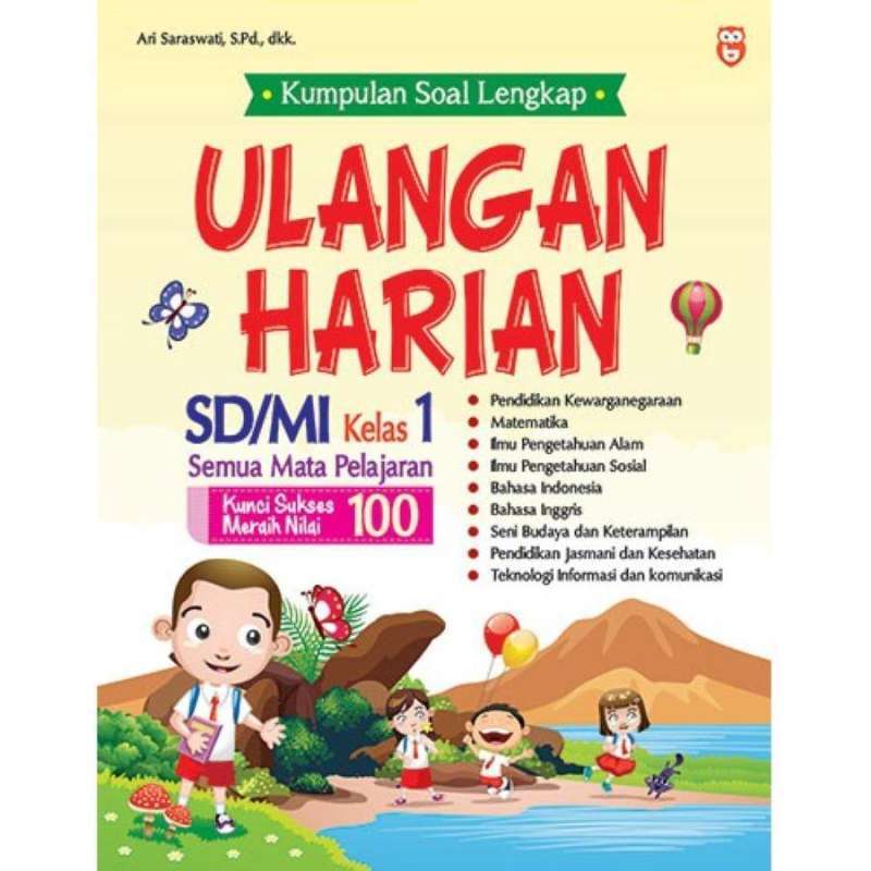 Jual Kumpulan Soal Lengkap Ulangan Harian Sd Mi Kelas 1 Semua Mata